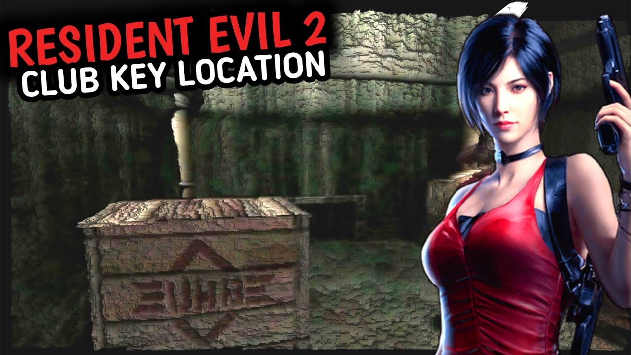 ADA WONG! Resident Evil 2 Club Key Location - YouTube