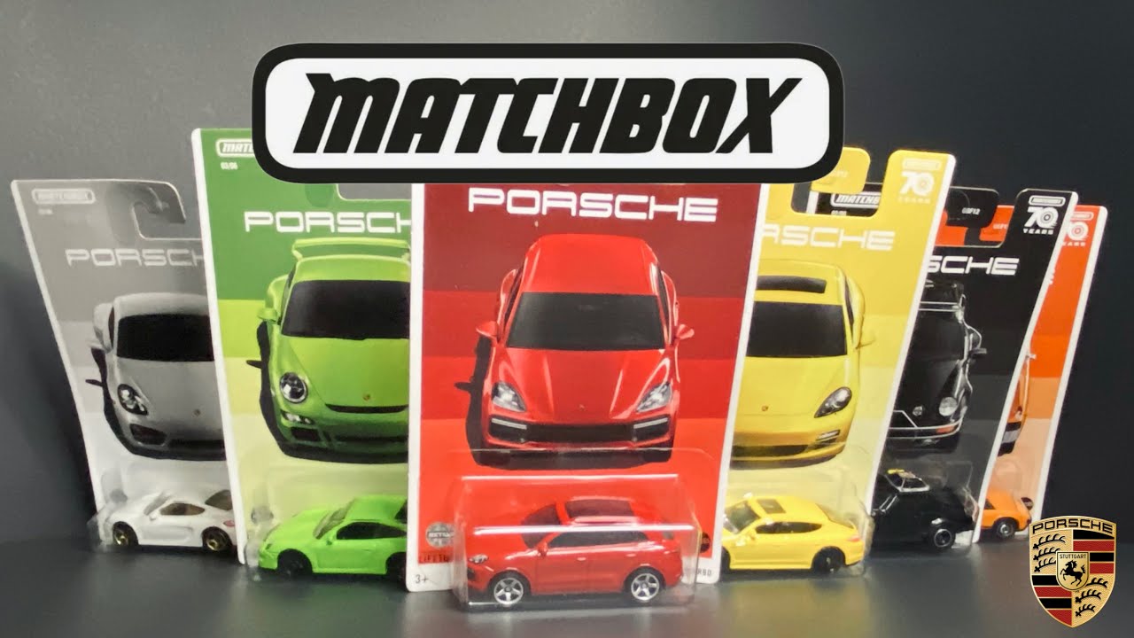 Unboxing The 2023 Matchbox 70th Anniversary Porsche Series - YouTube