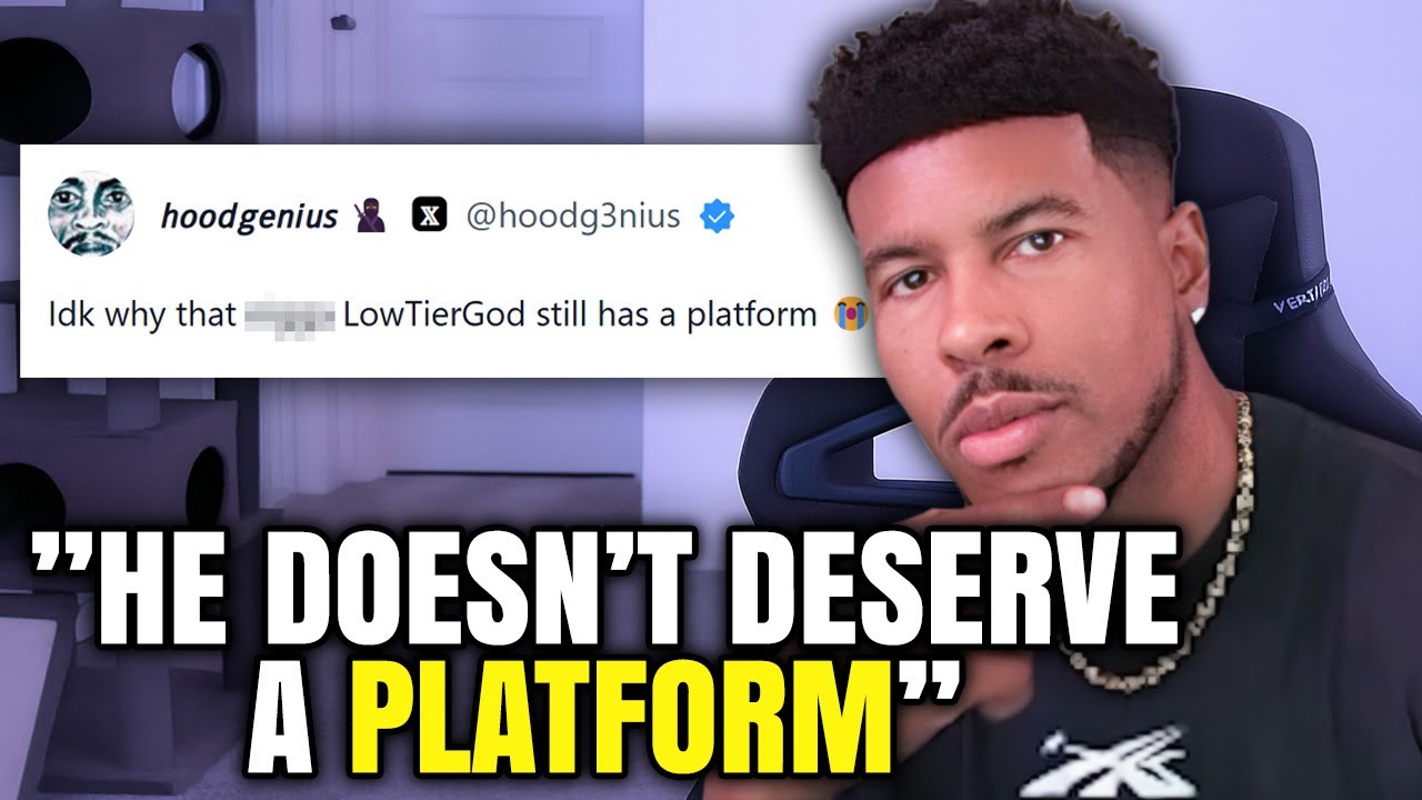 LowTierGod GOES OFF on Twitter Hater Spreading Wild Claims About Him ...