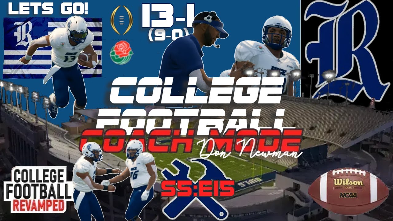 College Football Revamped Coach Mode S5:E15 vs Florida (Rose Bowl | CFB ...