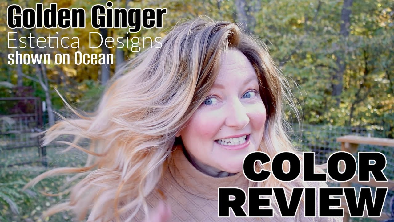 COLOR REVIEW New Golden Ginger by Estetica Designs shown on Ocean - YouTube