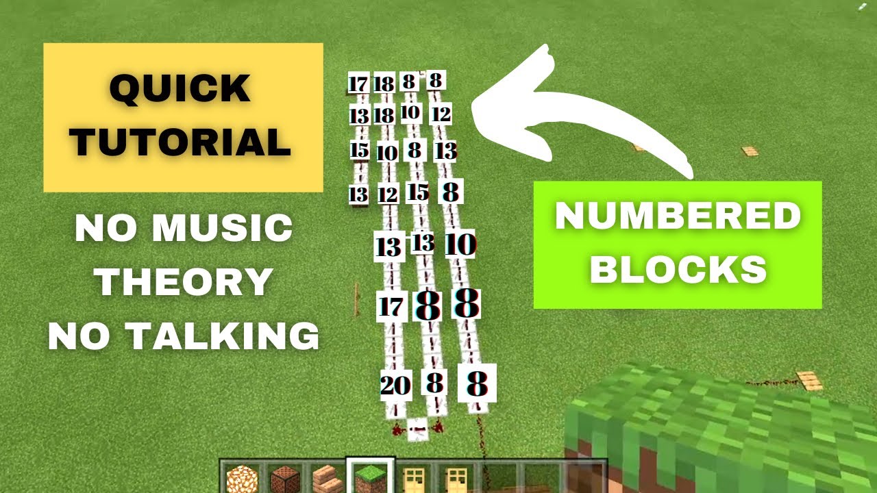 Happy Birthday Song In Minecraft 3 Minutes Tutorial, No Music Theory ...