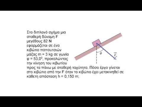 ΘΕΩΡΗΜΑ ΕΡΓΟΥ ,ΕΤΑΒΟΛΗΣ ΚΙΝΗΤΙΚΗΣ ΕΝΕΡΓΕΙΑΣ ΕΦΑΡΜΟΓΗ - YouTube