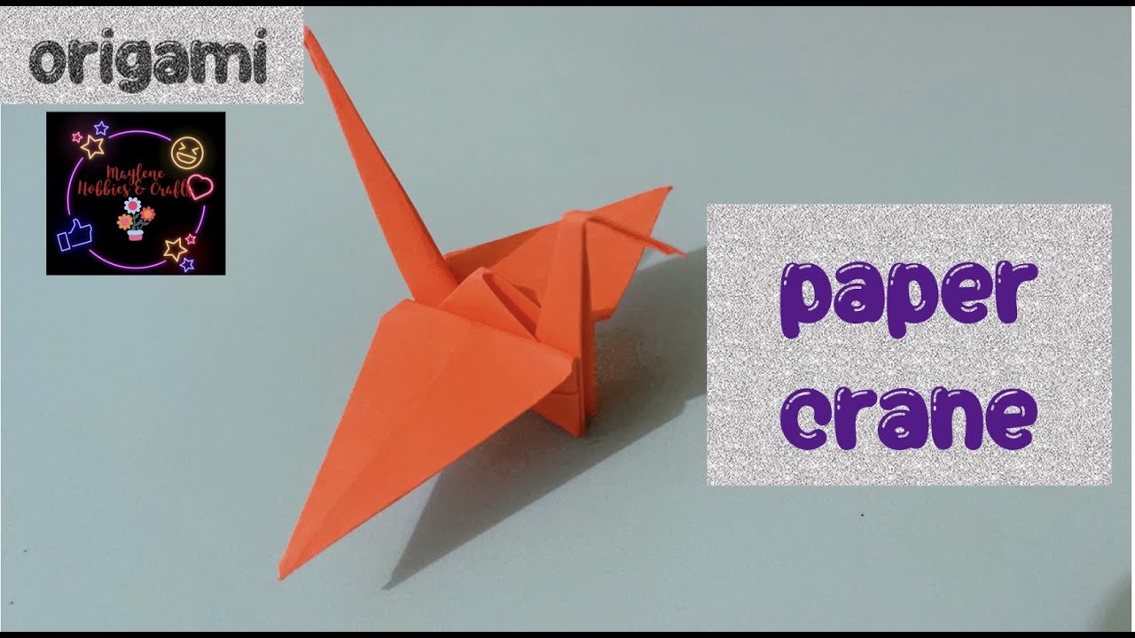 PAPER CRANE - origami for hope and healing/fold origami cranes and make ...