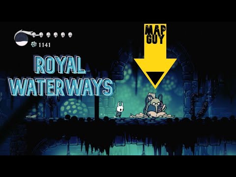 Hollow Knight Royal Waterways Map | Where is Cornifer? - YouTube