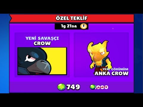 280 TL ! HEM CROW HEM ANKA CROW 'u ALDIM !! Brawl Stars