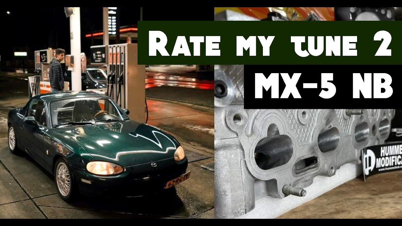 Mazda MX-5 NB 1.6 NA Build Tune analyzed | 110 to 130 HP NA with dyno ...