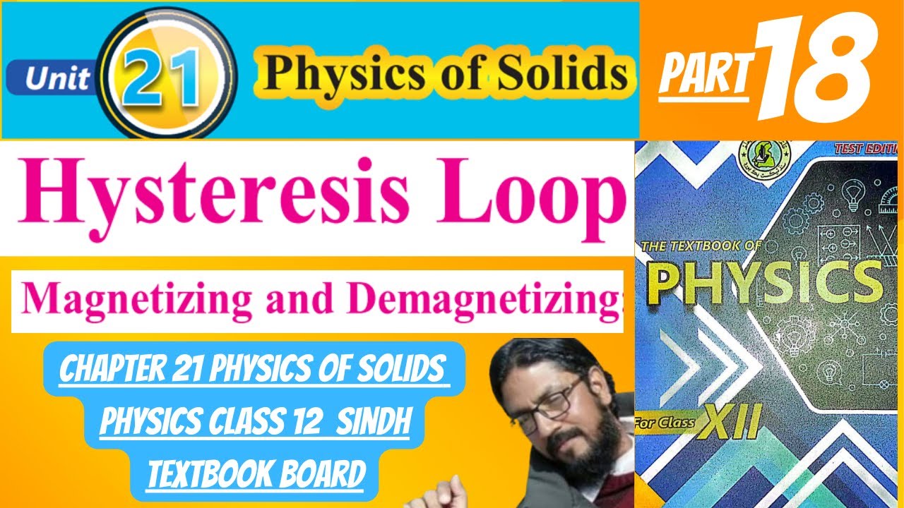 hysteresis loop | class 12 physics new book | physics of solids ...