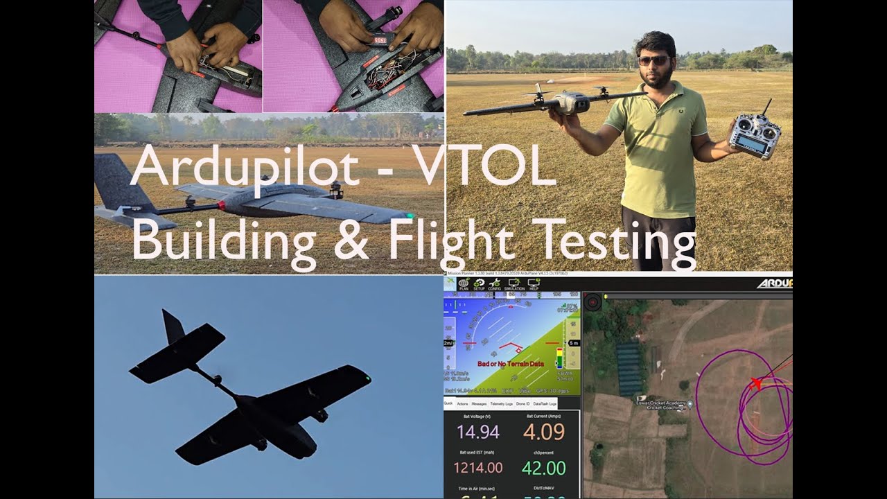Beginner's Tutorial: Ardupilot VTOL - Building & Flight Testing - YouTube