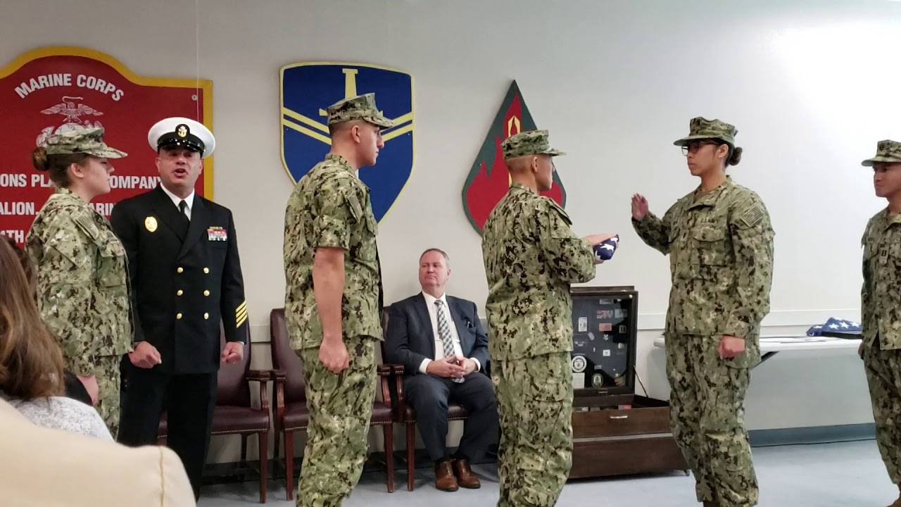 Old Glory U.S. Navy Officer Retirement Ceremony (Memorized Recital ...