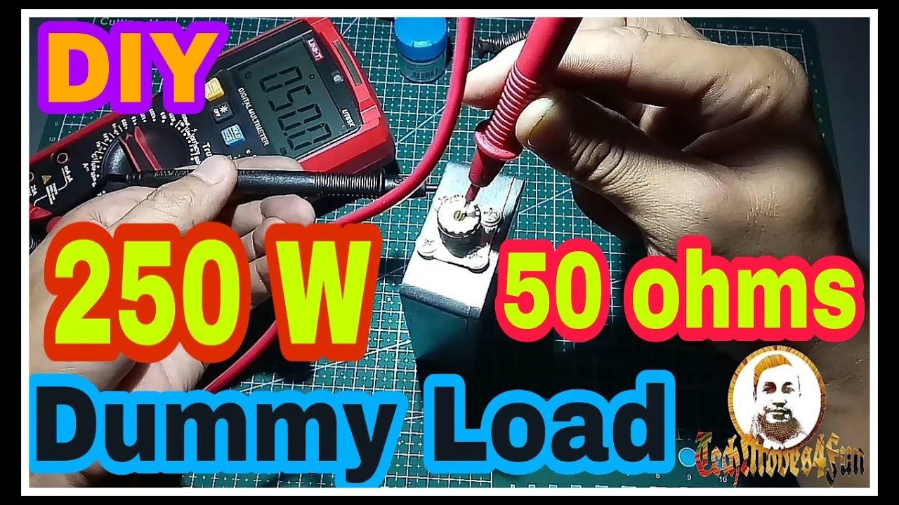 DIY | 250 watts | 50 ohms | Dummy Load | Full Tutorial - YouTube