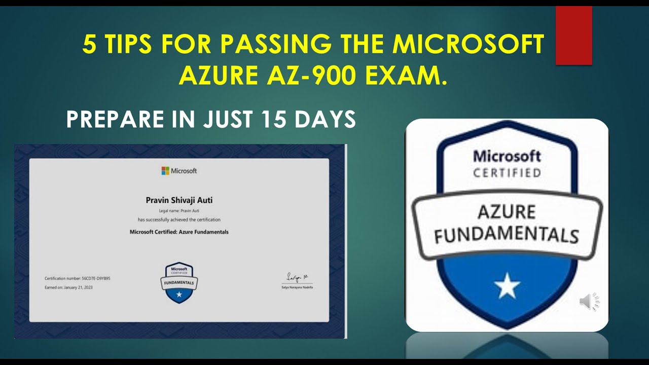 Tips and Tricks for AZ 900 Exam | How to Pass Azure Fundamental Exam ...