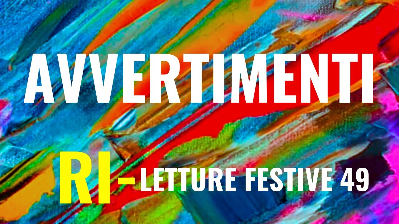 RI-Letture festive - 49. Avvertimenti – 26a domenica del Tempo ...