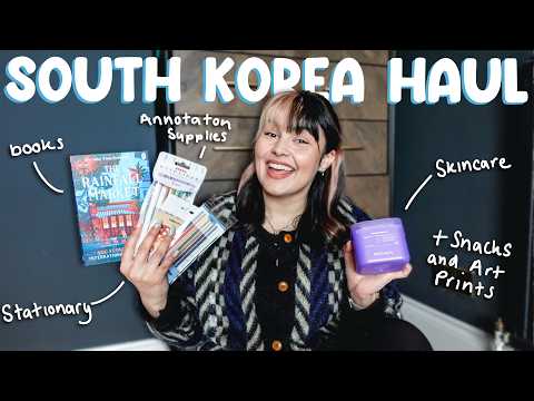 Everything I Bought in South Korea 🌸 Stationary, Annotation Supplies, Skincare, Snacks & More!