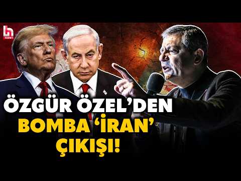 EZBERLERİ BOZAN İRAN ÇIKIŞI! Özgür Özel böyle meydan okudu! \