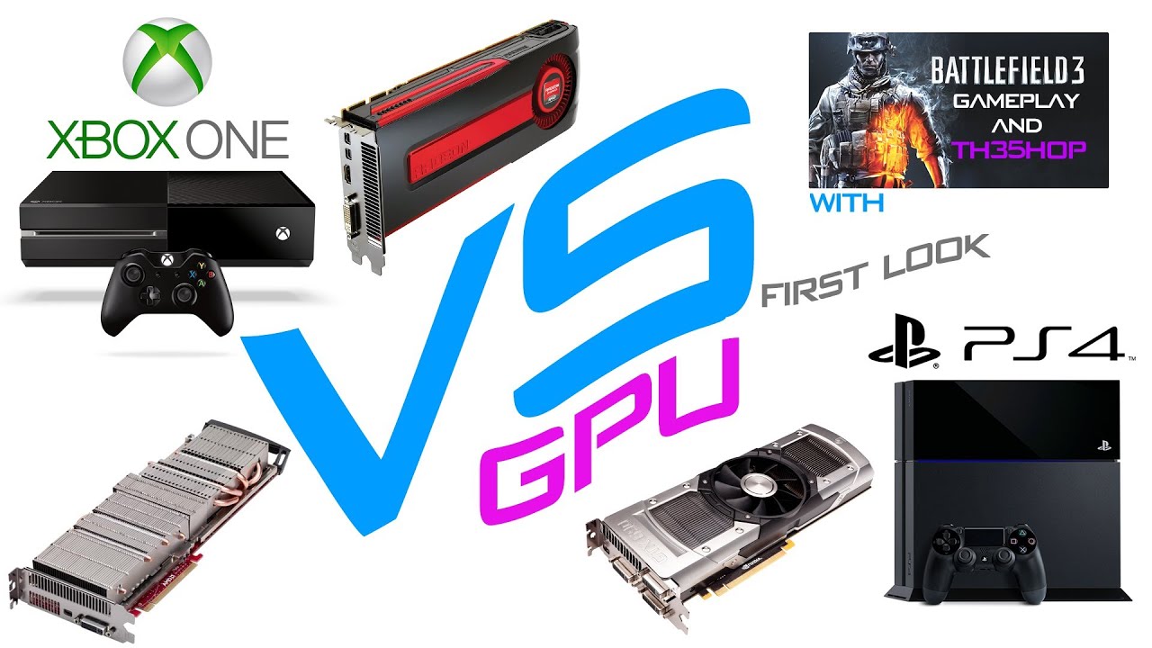 XBOX ONE VS PS4 GPU First Look! With th35h0p! - YouTube