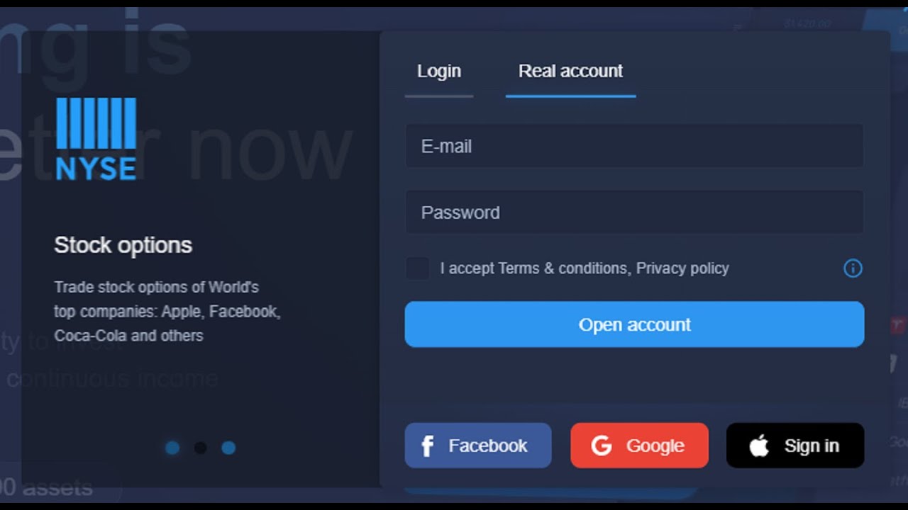 Steps to Create Expert Option Real Account - YouTube