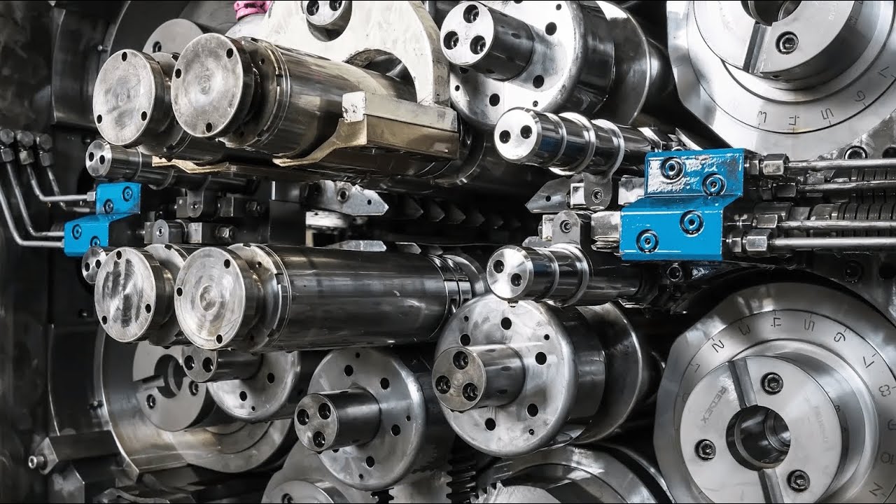 [Steel] DMS 20Hi cold rolling mills - YouTube