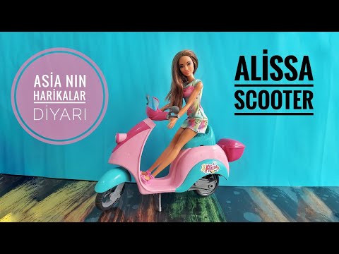 Alissa Bebek Scooter, Barbie Motorsiklet  , oyuncak kutu açılımı