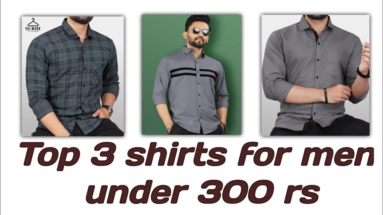 Top 3 shirts for men under 300 rs #viral #trending #fashion #shirts ...