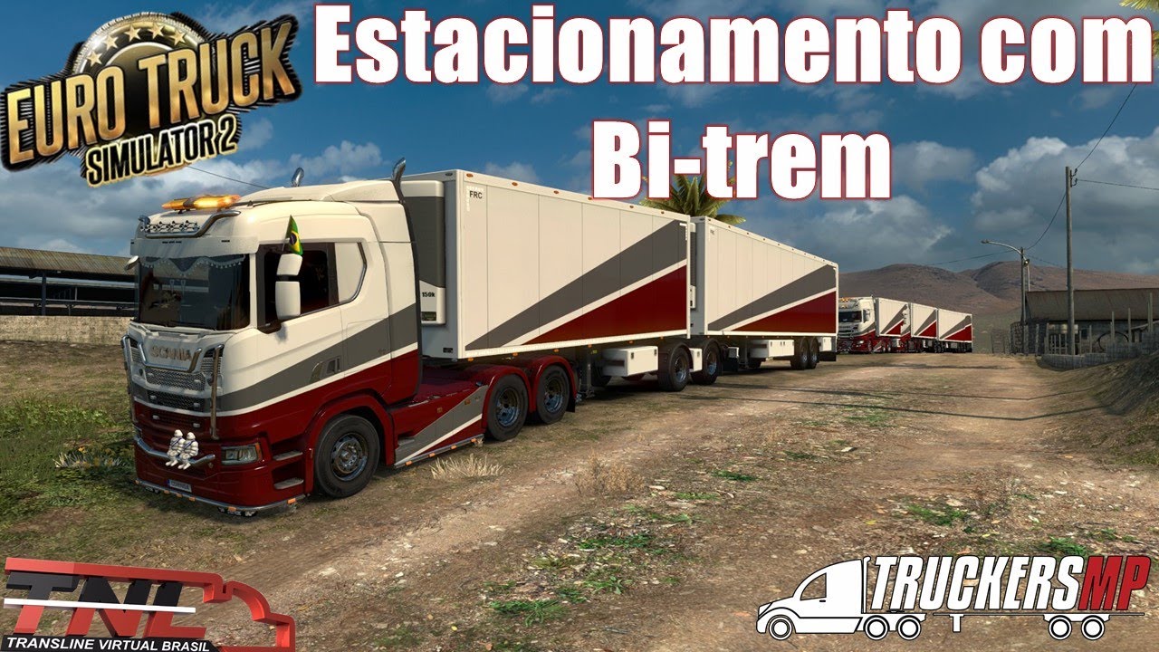 🟢 ETS2 ESTACIONAMENTO COM BI-TREM | CAMERA INTERNA | LOGITECH G29 ...