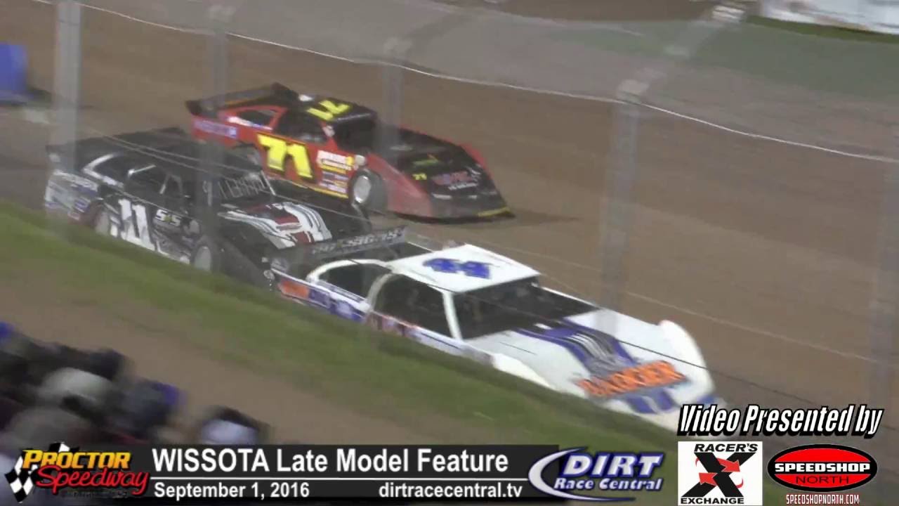 Proctor Speedway 9/1/16 Silver 1000 WISSOTA Late Model Feature ...