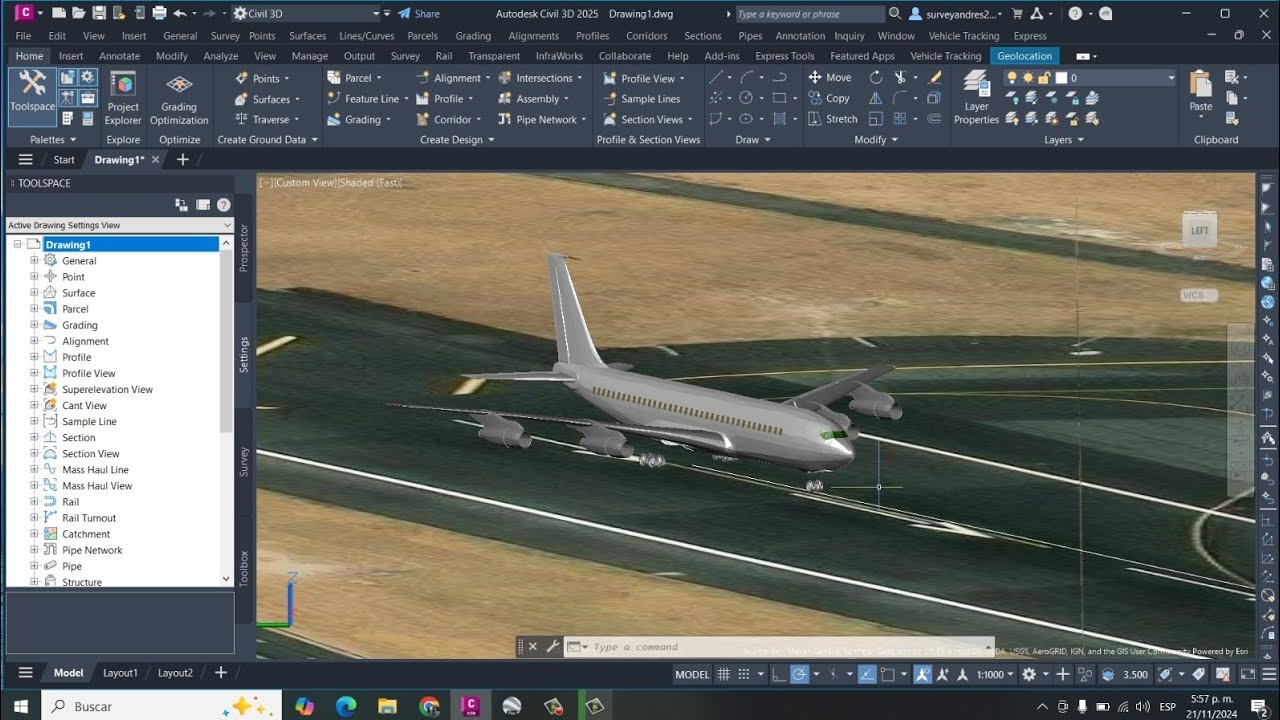 CIVIL 3D Y VEHICLE TRACKING, DEMOSTRACIÓN DE RECORRIDO VIRTUAL DE UN ...