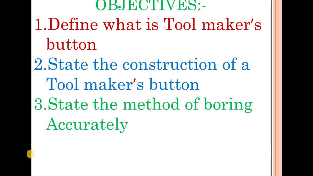 #Tool makers Button#-NSQF Level 5-Second year ,,,By Shivalingaiah K J ...