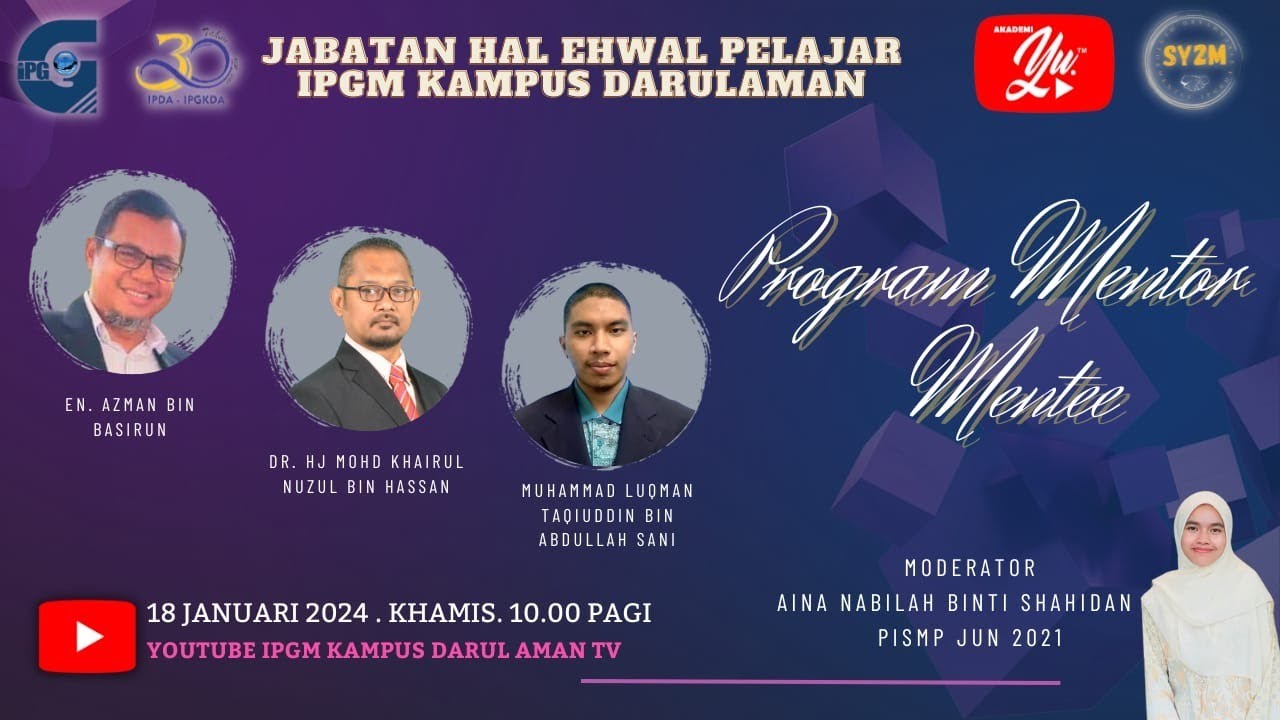 Taklimat Penyediaan Laporan Program Mentor Mentee Online 2024 Youtube