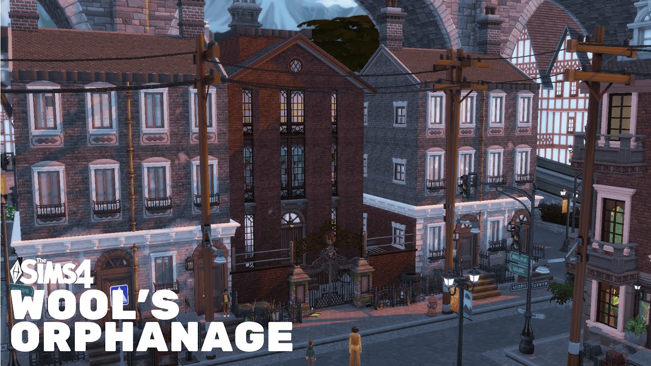 Wool's Orphanage - Sims 4 Harry Potter Save File - YouTube