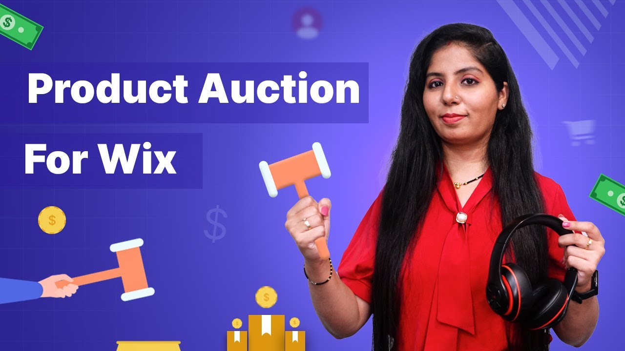 How to apply auction on products into your Wix store? - YouTube