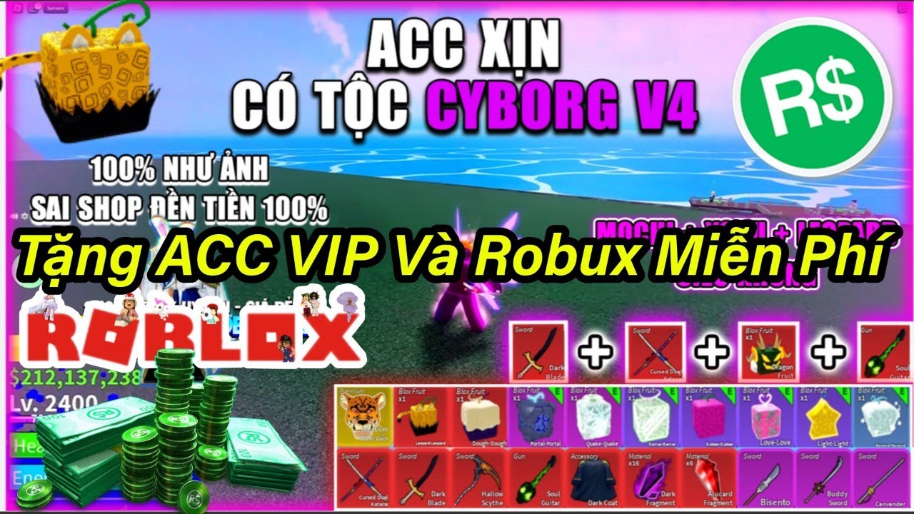 Code Roblox | Tặng ACC VIP Và Robux Miễn Phí Mới Nhất - Nhận Free Trái ...