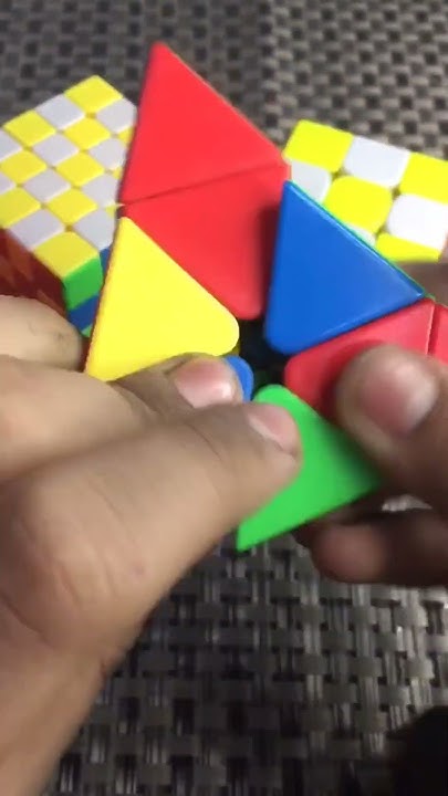 Making a pattern on pyraminx ll #cube #cuber #cubing #trend #viral #rubik #short #shorts - YouTube