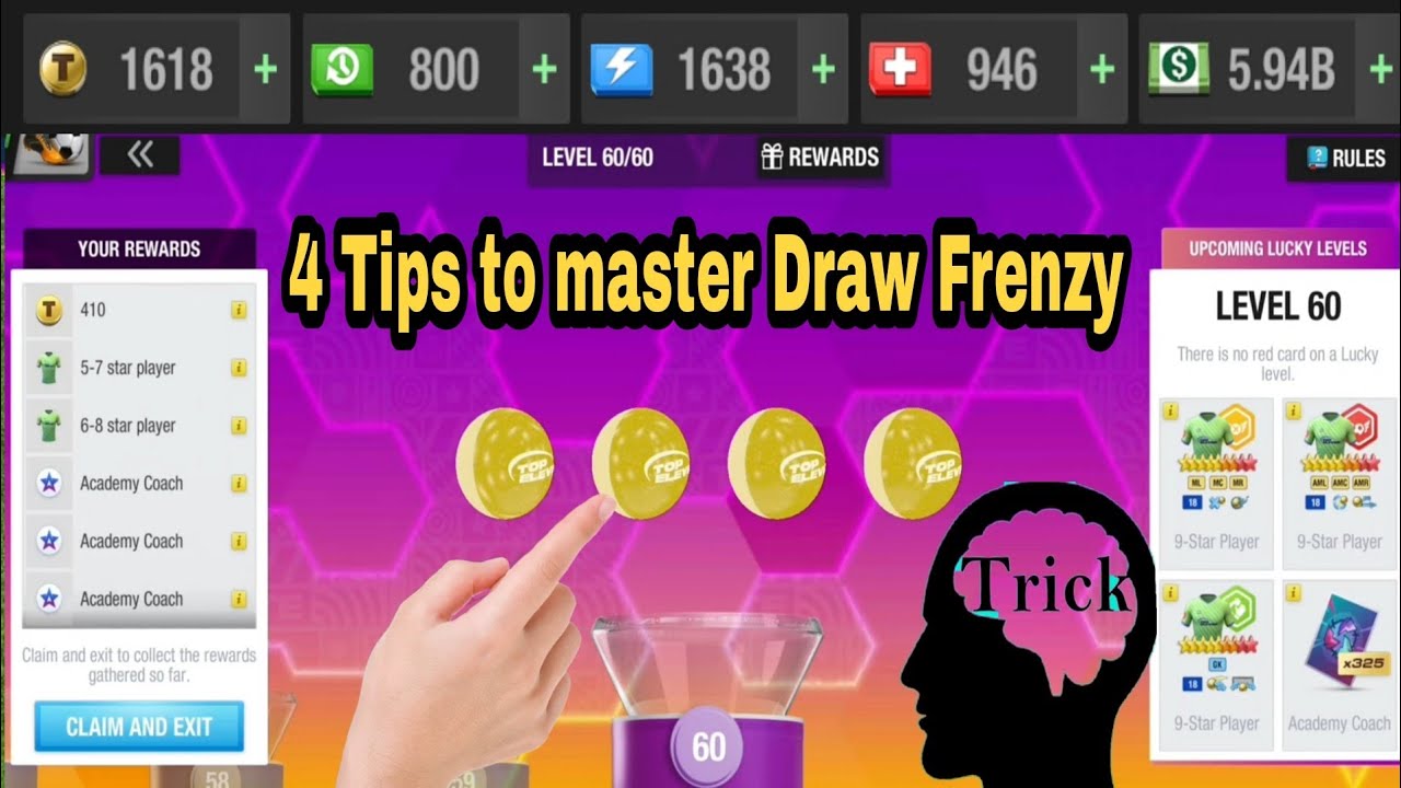 4 Tips & tricks to play draw frenzy from 20-60 level tricks and tips ...