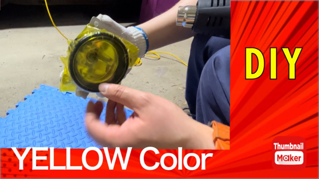 How to WRAP Fog Lights | SUPER Bright YELLOW film - YouTube