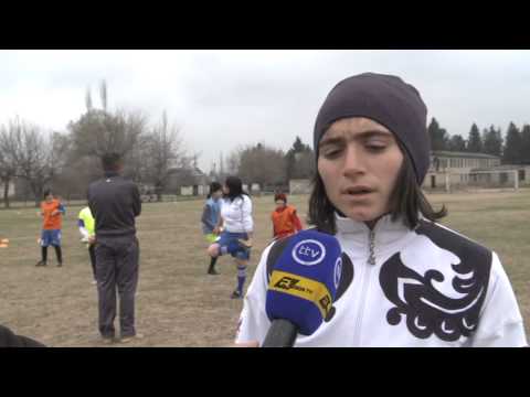 Tovuzun qizlar futbol komandasinin hazirliqlari   23.03.2013