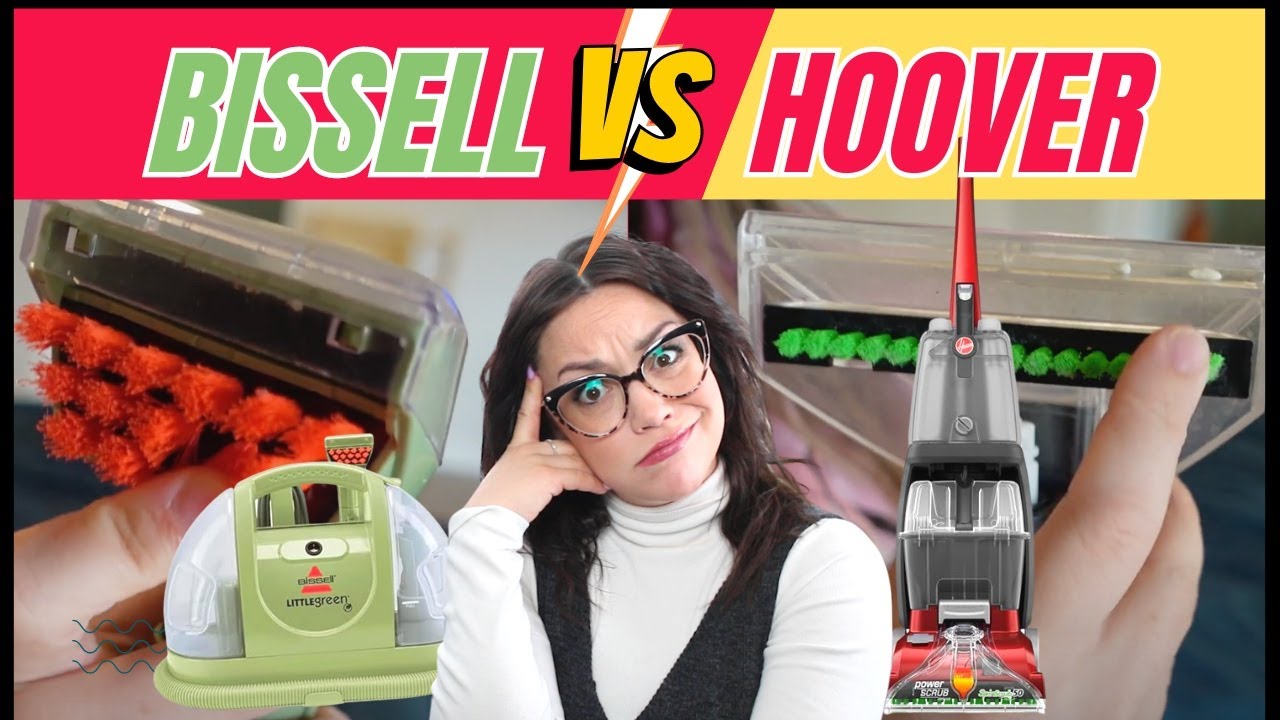 THE BEST CARPET CLEANER? BISSELL Green Machine VS. HOOVER #review # ...