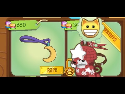 Animal Jam Rare Item Monday: Rare Moon Necklace - YouTube