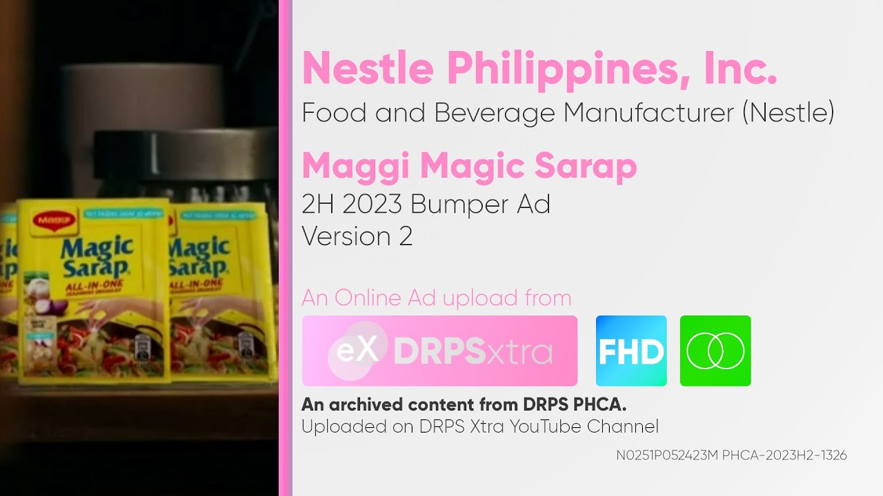 Maggi Magic Sarap Bumper Ad 2H 2023 (Philippines, Version 2) [HD/ST ...