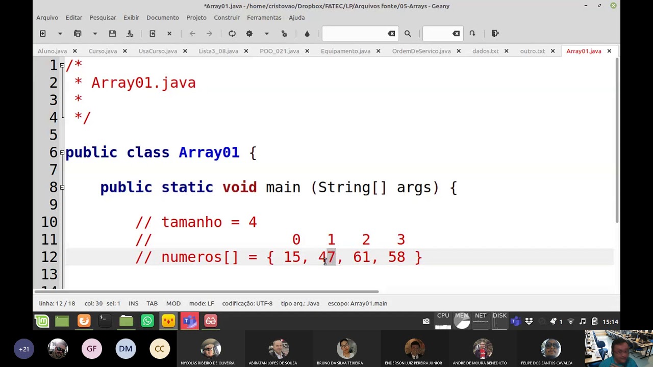 Aula LP 023 - Arrays - Vetores - YouTube