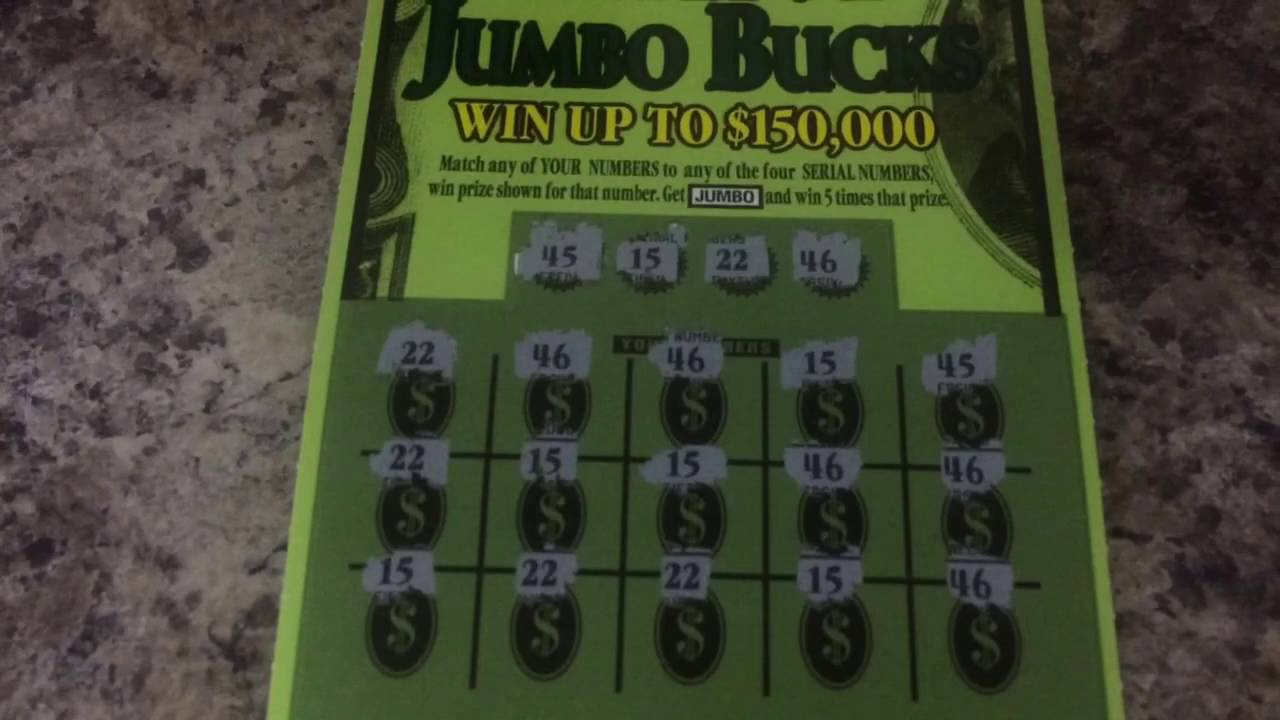 $5 Jumbo Bucks Every number is a winner!!!!!!!!! Part 1 - YouTube