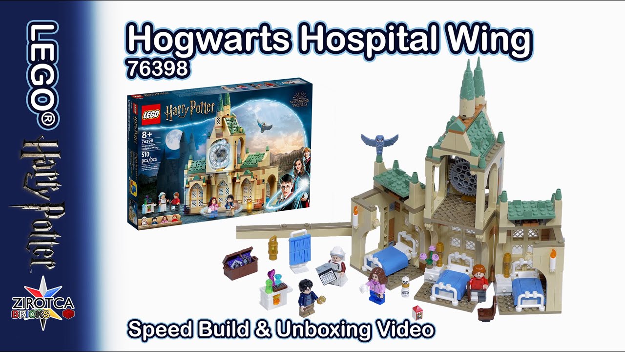 LEGO 76398 | LEGO Hogwarts Hospital Wing - Speed Build & Unboxing ...