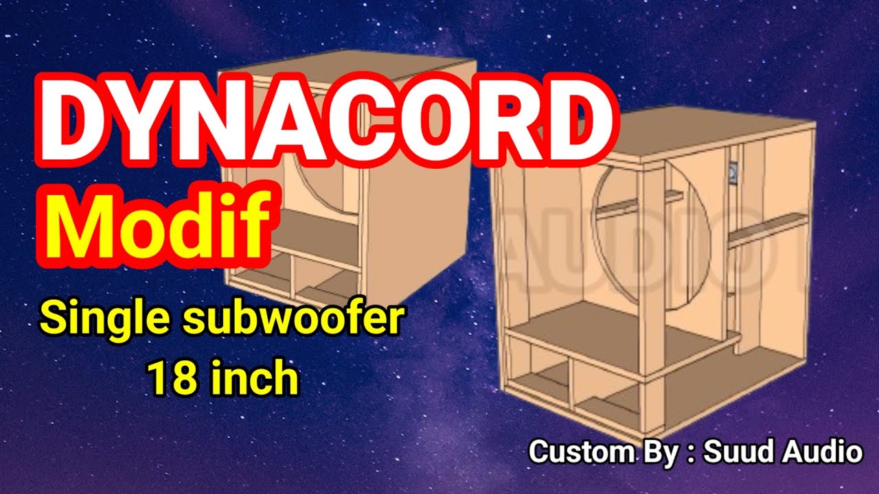 Box speaker Dynacord 18 inch single. modif by @suudaudio # ...