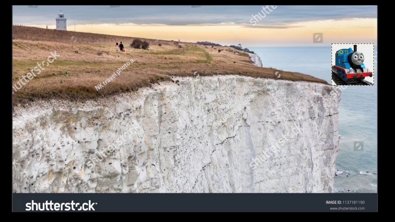 thomas falls off a cliff and fucking dies - YouTube