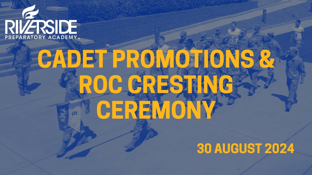 Cadet Promotions & ROC Cresting Ceremony - YouTube