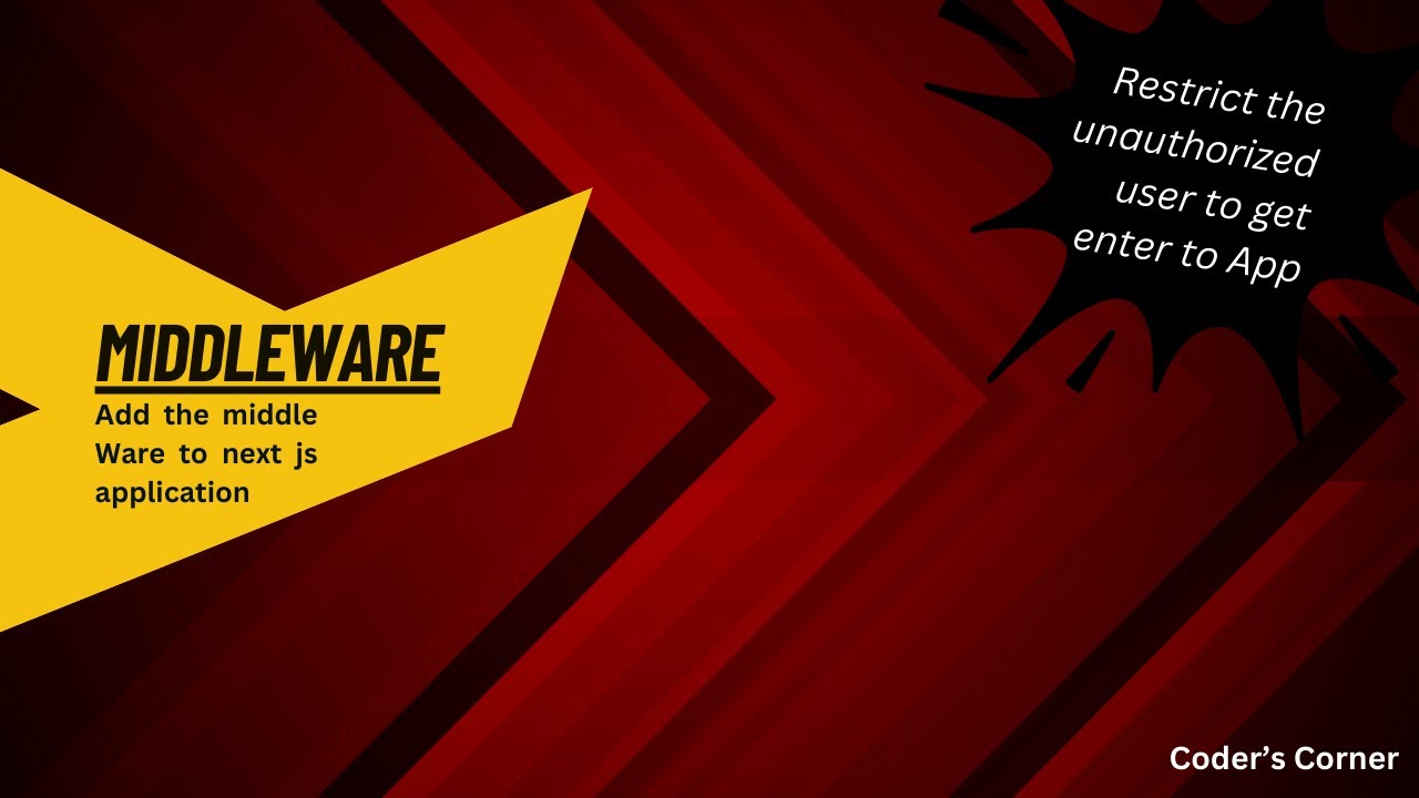 How to add middleware in next js application applying Next-Auth |#next ...