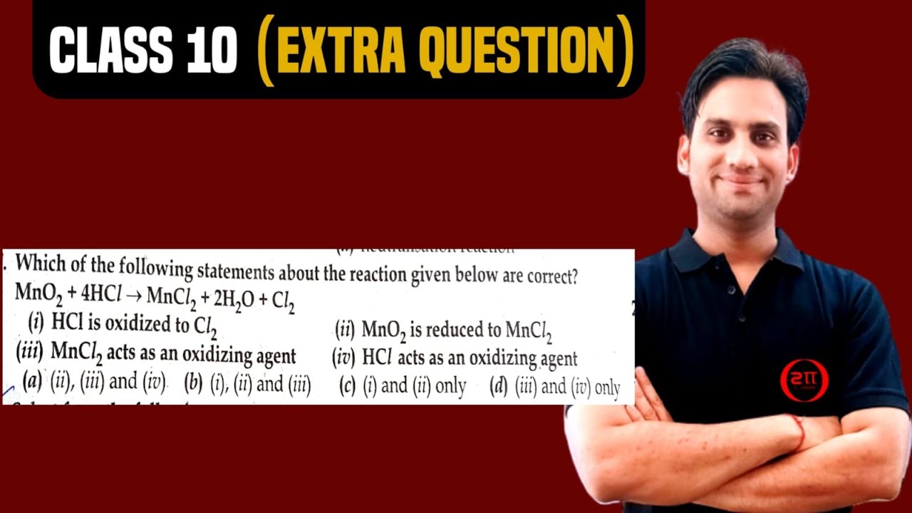 Which of the following statements about the reaction given below are ...