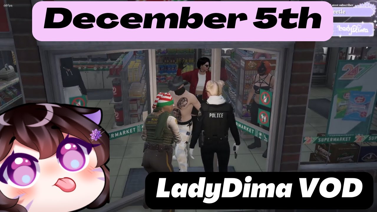 [December 5th, 2024] LadyDima 🟣RAIA KAINE🟣NOPIXEL WL🟣 NEW EMOTES YAYY 🟣 ...