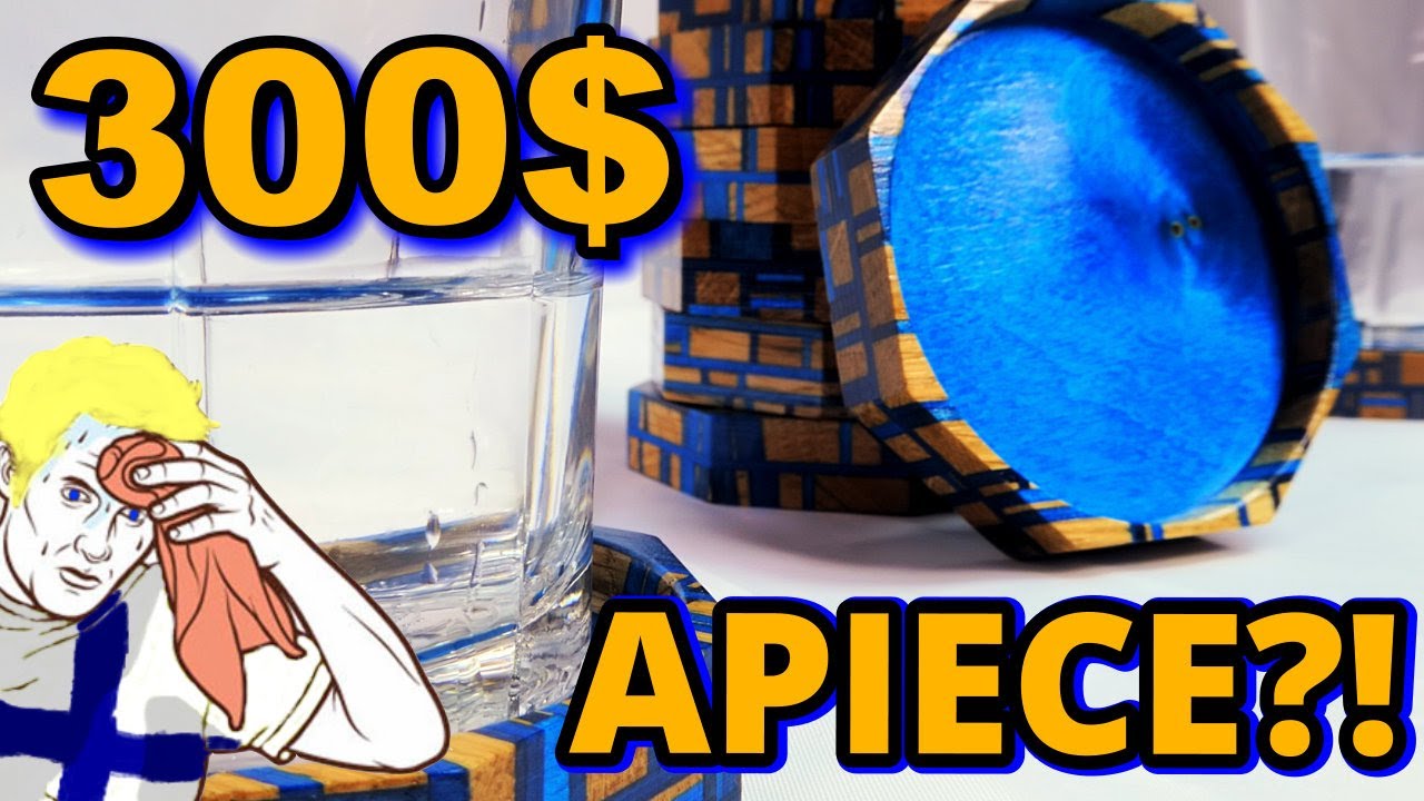 How to make the world's most expensive coasters (Also ASMR I guess ...