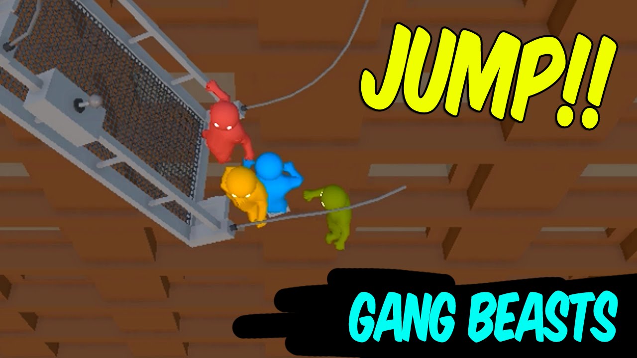 JUMP!!!! - Gang Beasts #8 - YouTube